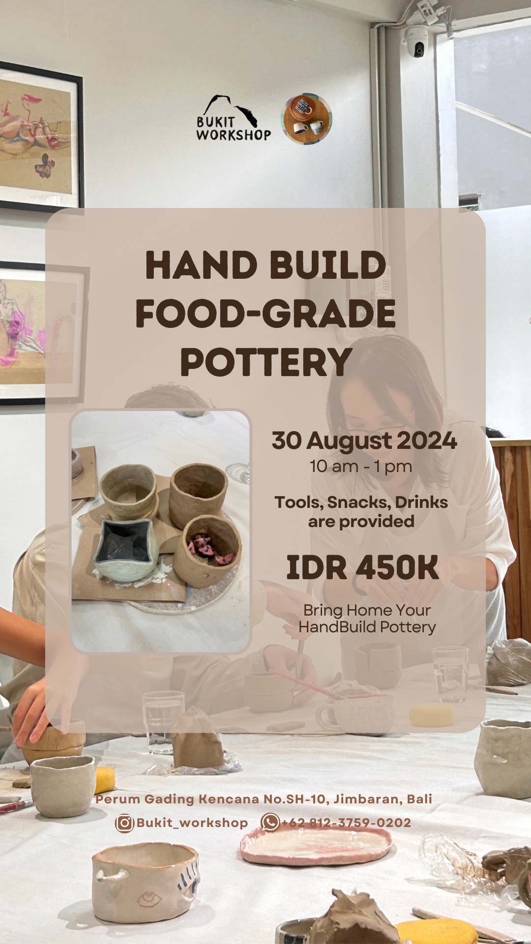 Hand build pottery на Бали - описание, фото, отзывы